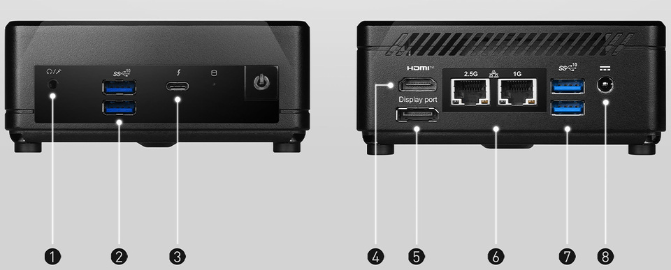 MSI Cubi 5 12M-009BAU i3 1215U Barebone Mini PC | Computer Alliance