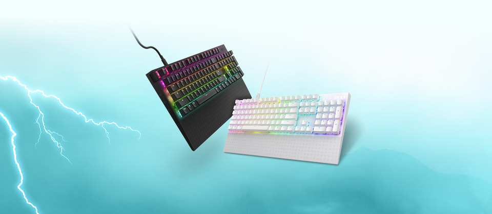 NZXT Full-Size Function 2 Gaming Keyboard White KB-001NW-US | CA