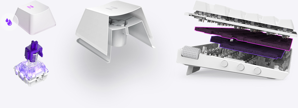 NZXT Full-Size Function 2 Gaming Keyboard Black KB-001NB-US | CA