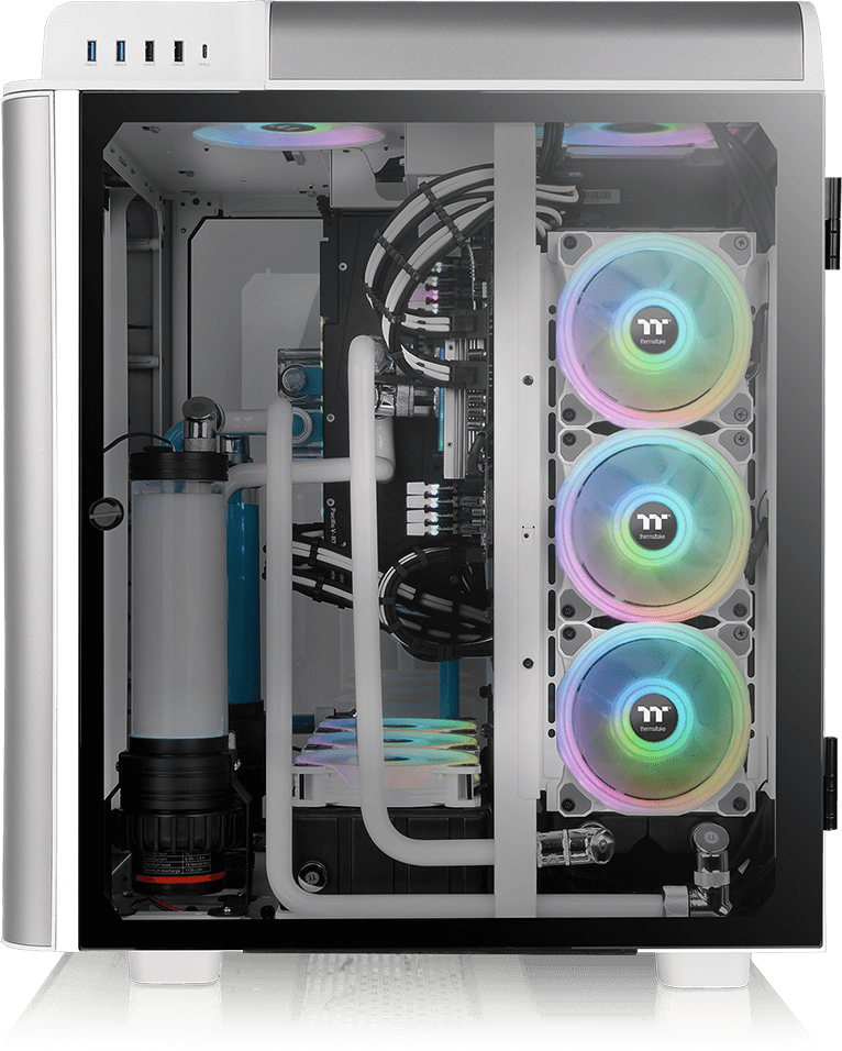 Thermaltake E-ATX Level 20 HT Snow Edition Case CA-1P6-00F6WN-00 | CA