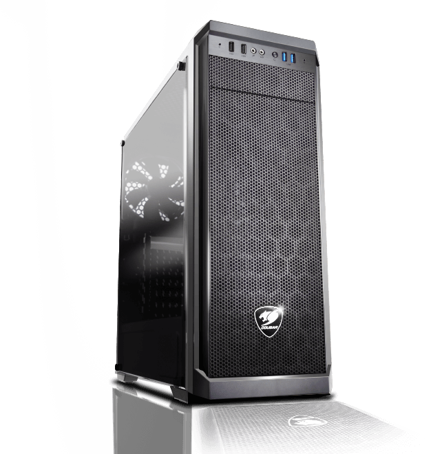 Cougar ATX MX330 Case Black with Clear Side Window | Computer Alliance