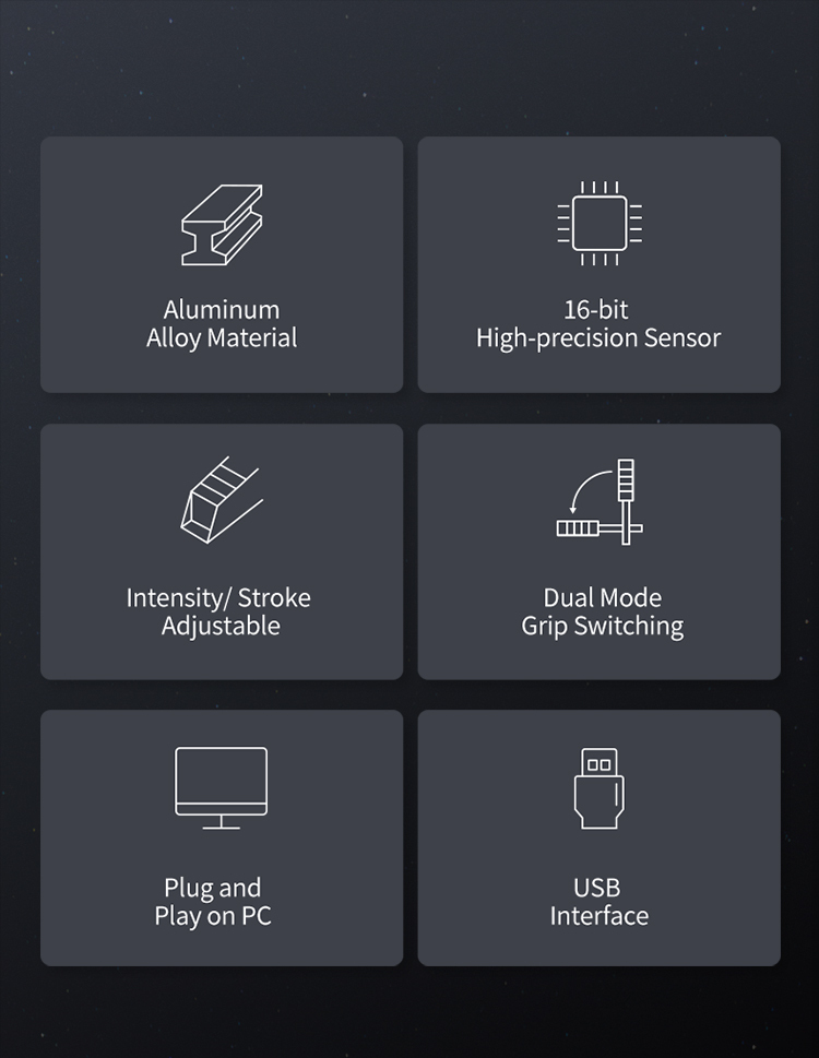 PXN-HBS Full Metal Handbrake Black | Computer Alliance