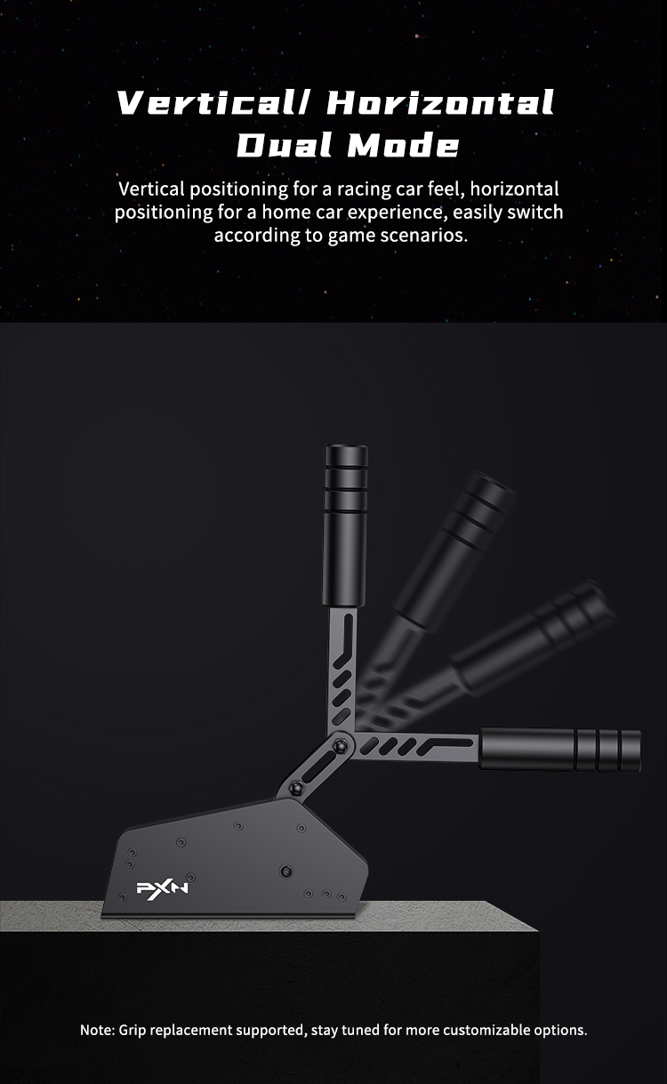 PXN-HBS Full Metal Handbrake Black | Computer Alliance