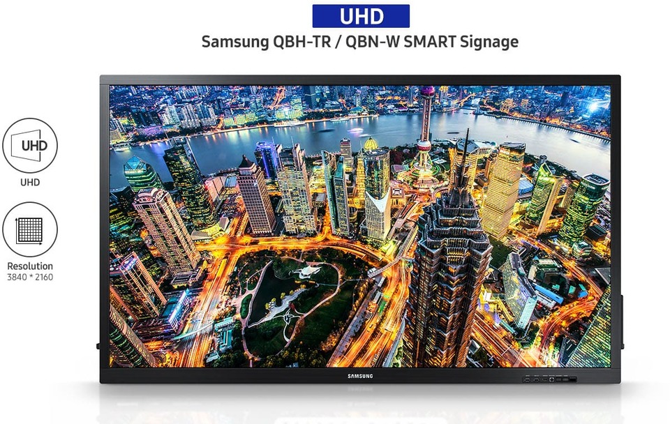 75" Samsung QB75N-W 4K Interactive Touch Panel LH75QBNWLGC/XY | CA