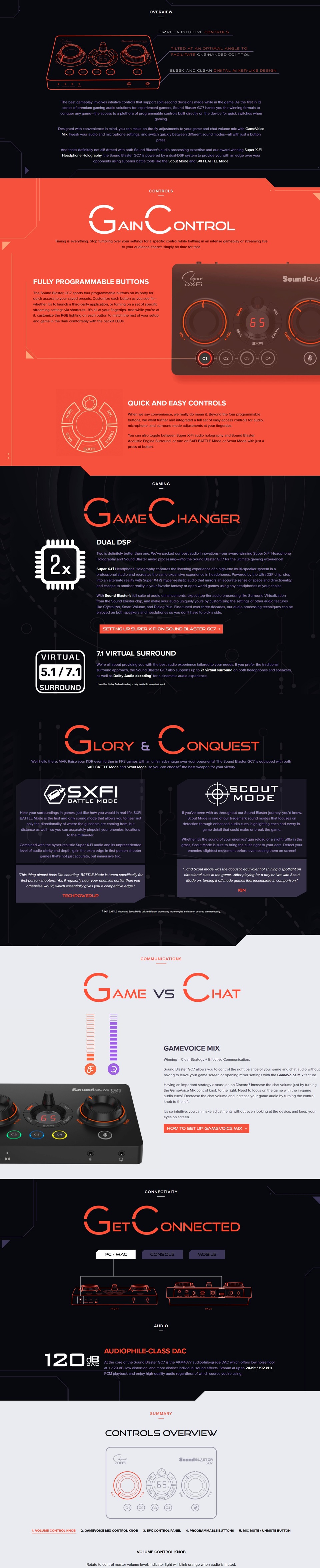 Creative Sound Blaster Gc7 Game Streaming Usb Dac Computer Alliance