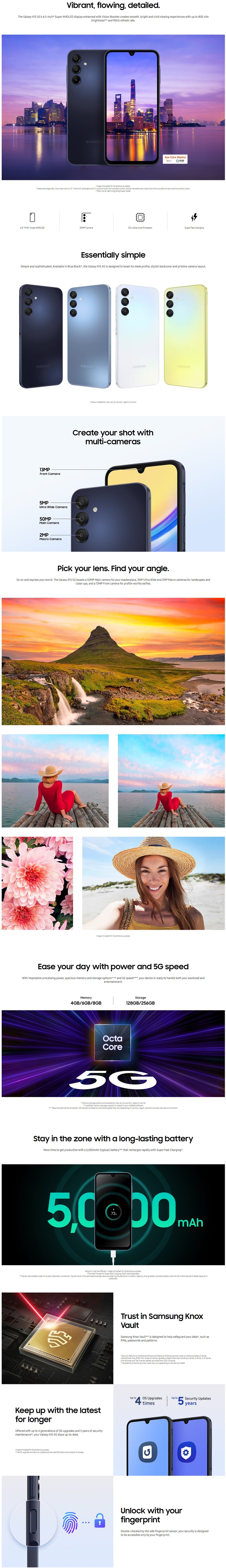 Samsung Galaxy A15 128GB Blue Black Smartphone | Computer Alliance