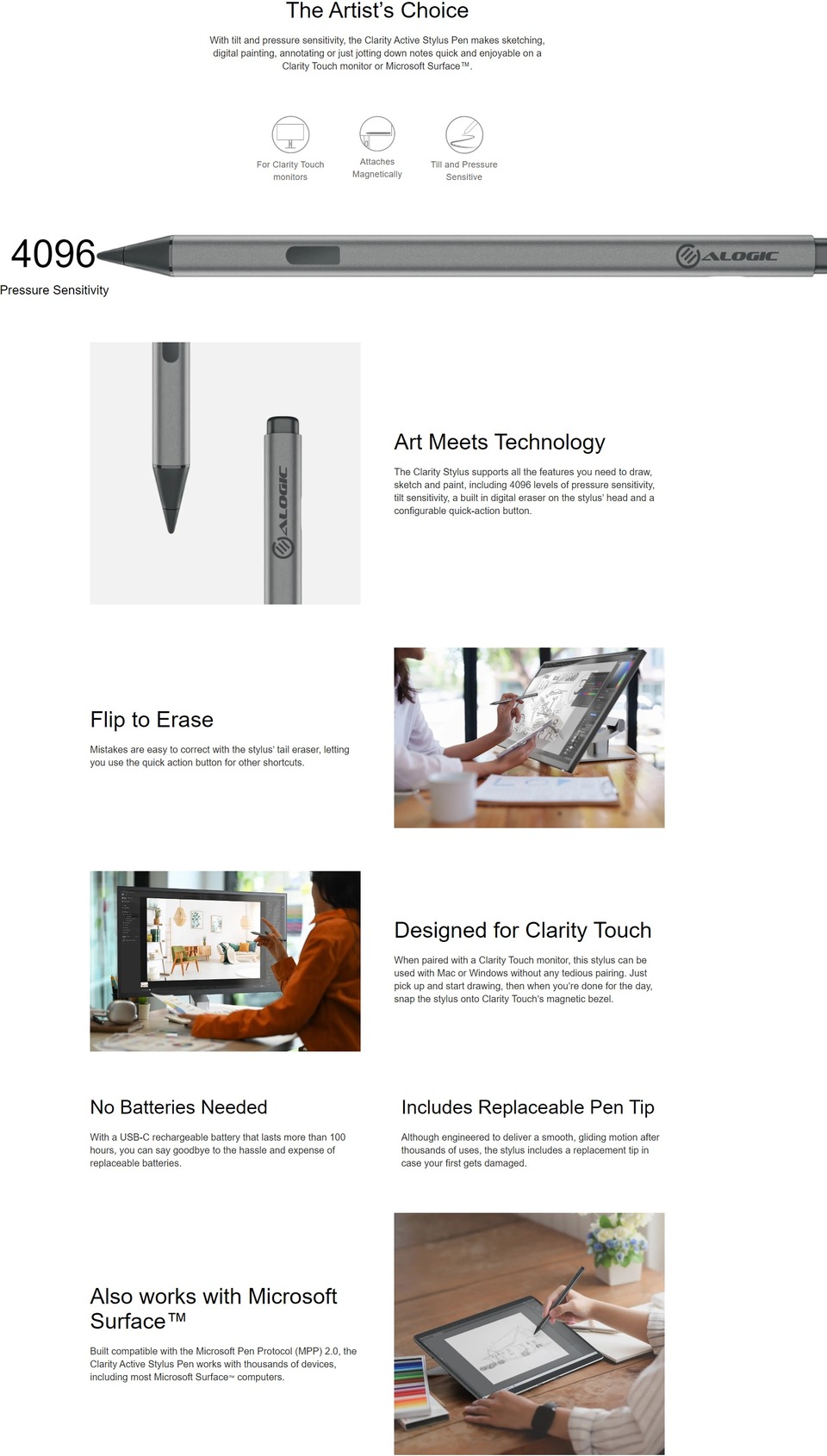 Clarity Active Stylus Pen 2 | Computer Alliance