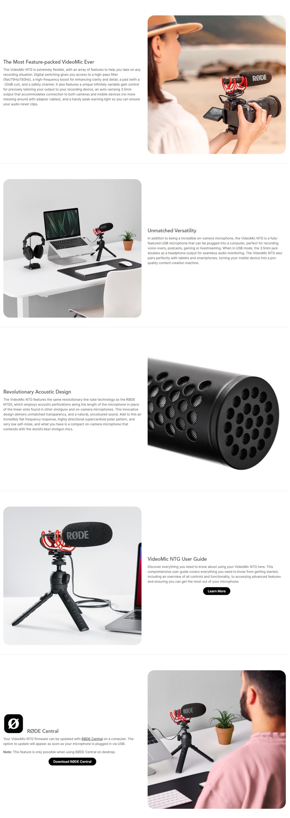 RODE VideoMic NTG On-Camera Shotgun Mice | Computer Alliance