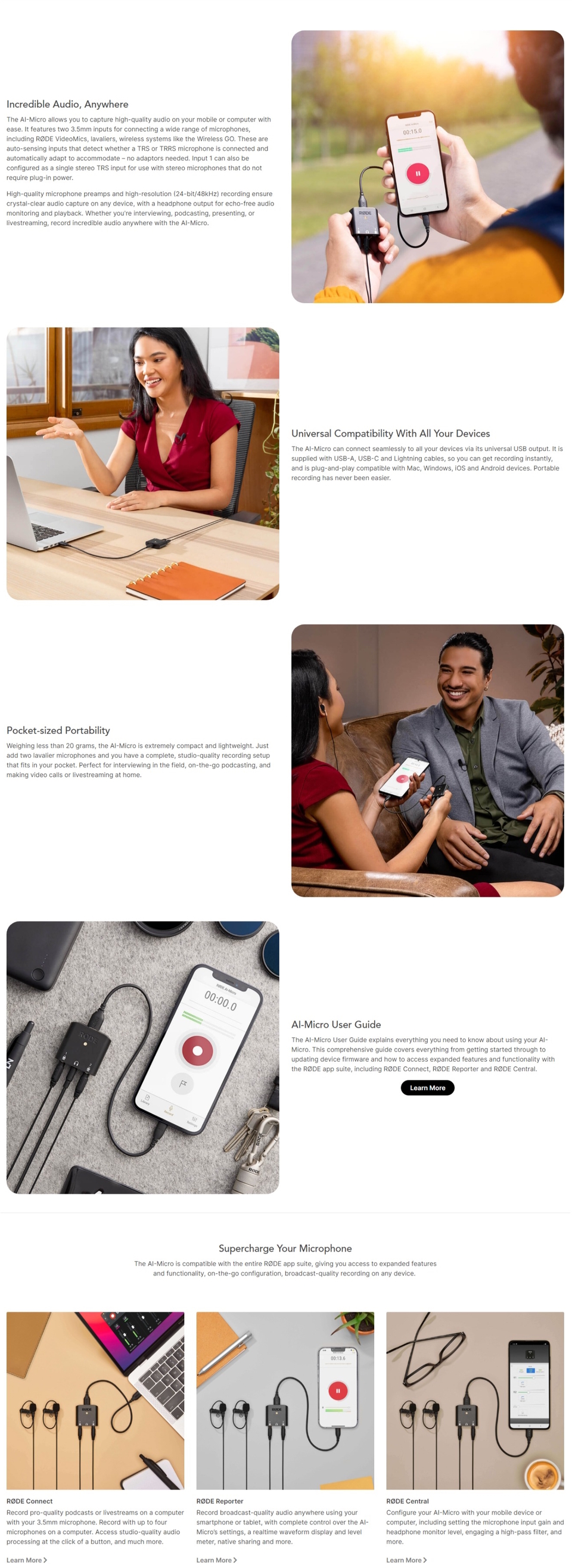 RODE AI-Micro Compact Audio Interface | Computer Alliance