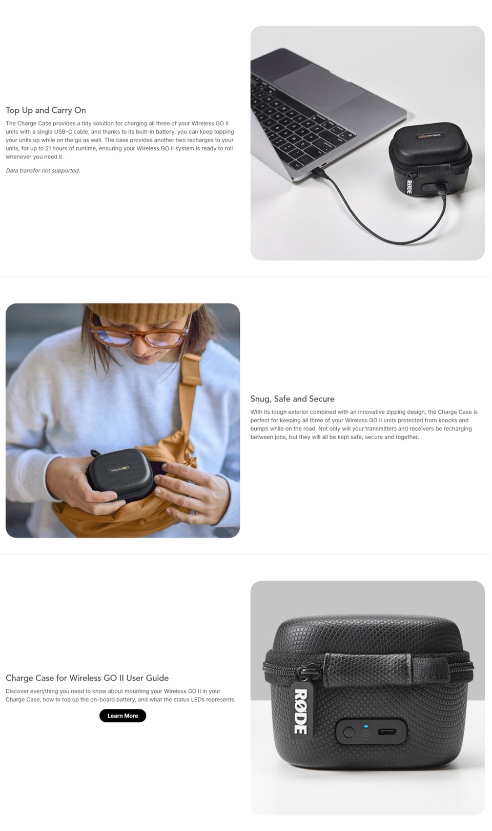 RODE Charging Case for Wireless Go II | Computer Alliance