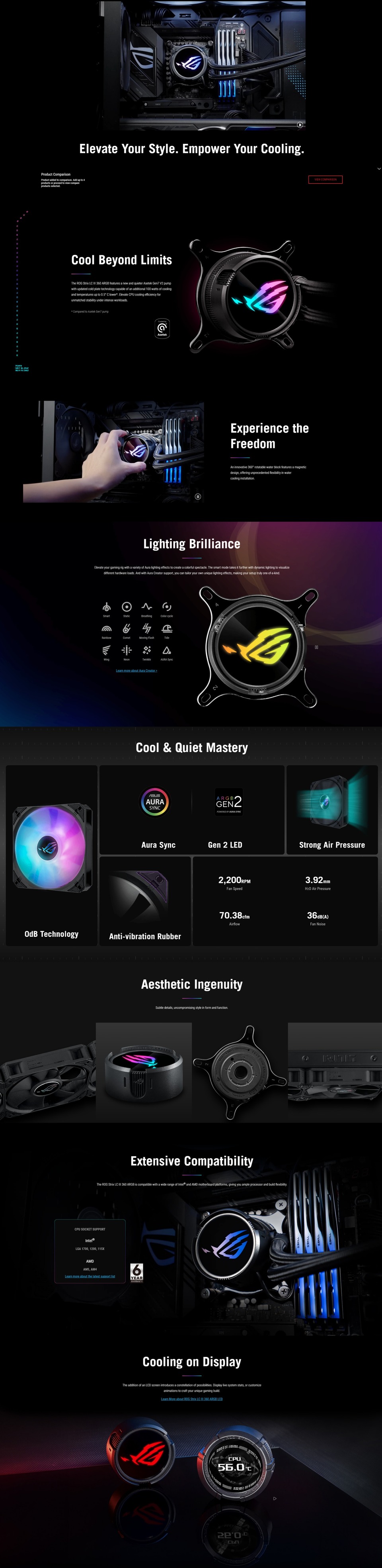 ASUS ROG STRIX LC III 360 ARGB Liquid Cooler | Computer Alliance