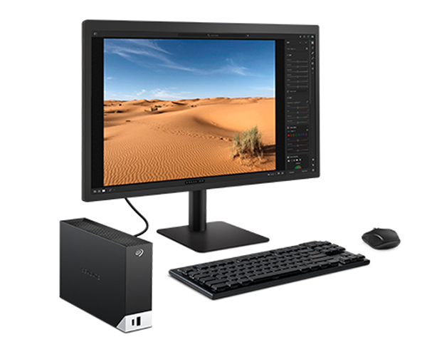 14TB Seagate STLC14000400 One Touch USB3.0 Desktop Hub HDD - Black | CA