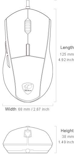 Cougar Minos XT Gaming Mouse | Computer Alliance