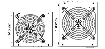 650 Watt SilverStone StridePlus ST65F-PB Bronze Power Supply | CA