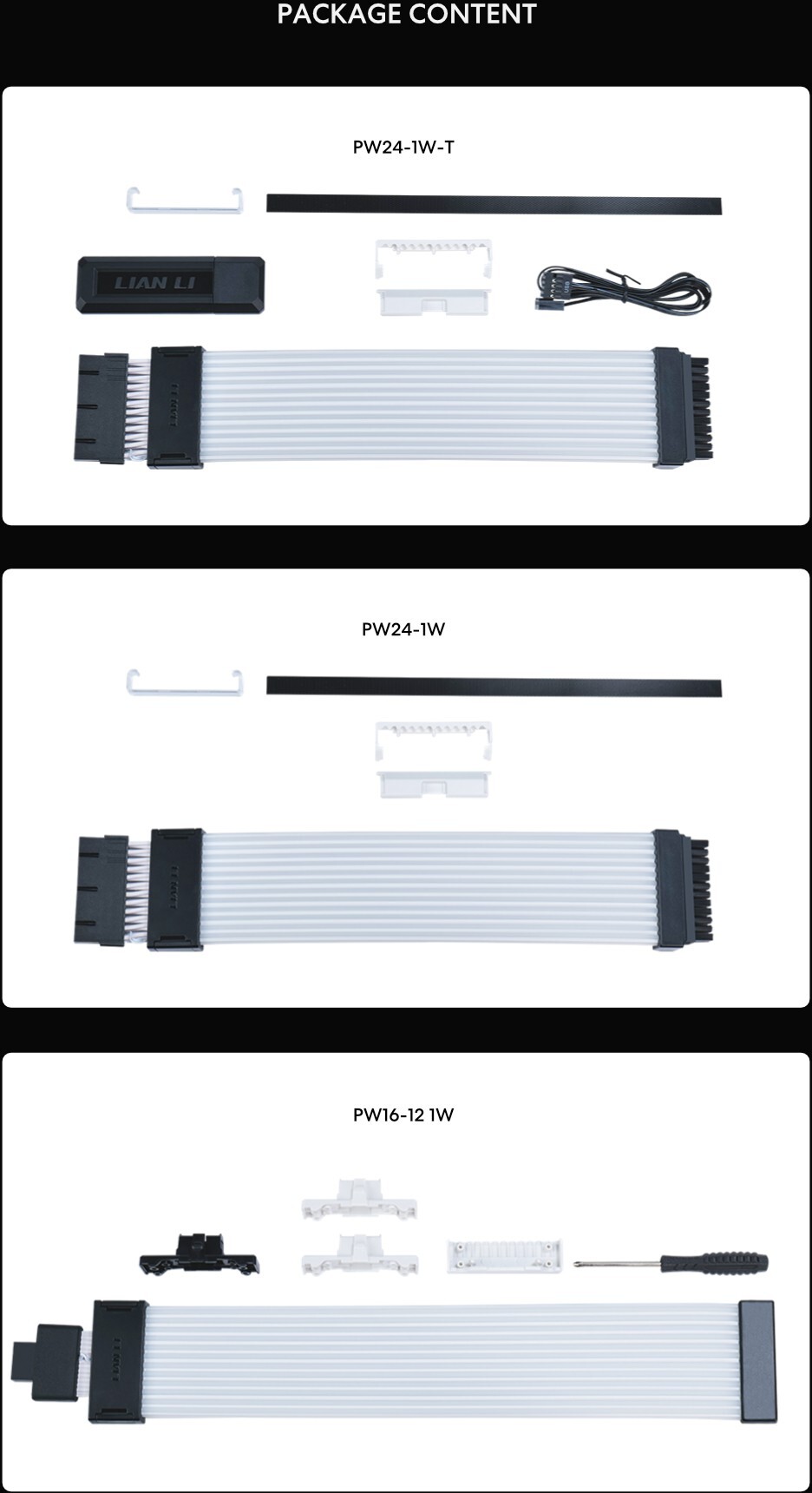 Lian Li PW8-1W Strimer Wireless 2x8-Pin GPU Adapter Cable | CA