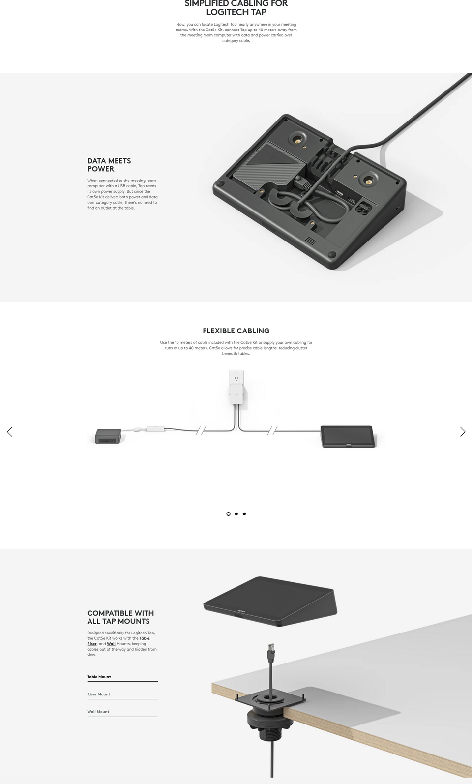 Logitech CAT5E Kit for TAP 952-000019 | Computer Alliance
