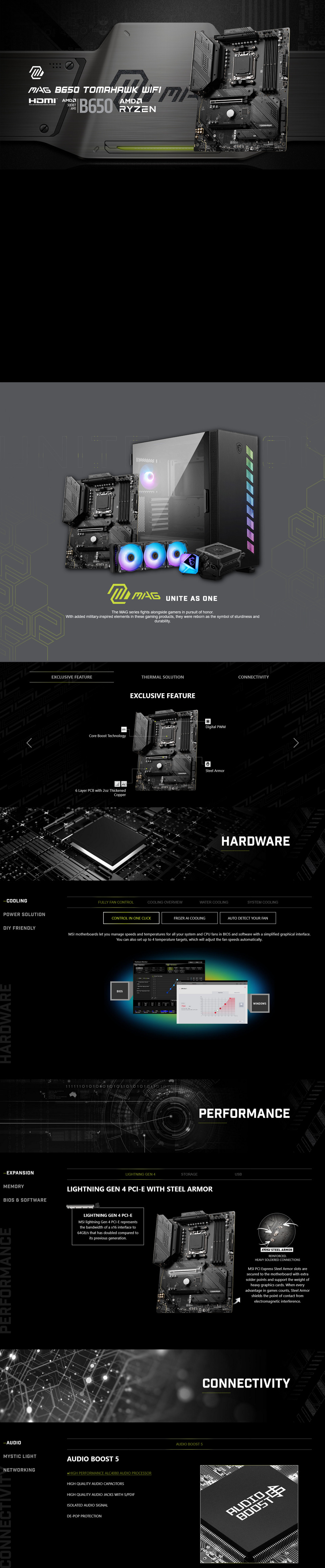 MSI AM5 ATX B650 TOMAHAWK WIFI DDR5 Motherboard | Computer Alliance