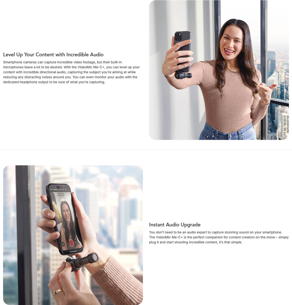 RODE VideoMic Me-C+ Directional Microphone for USB-C Devices | CA