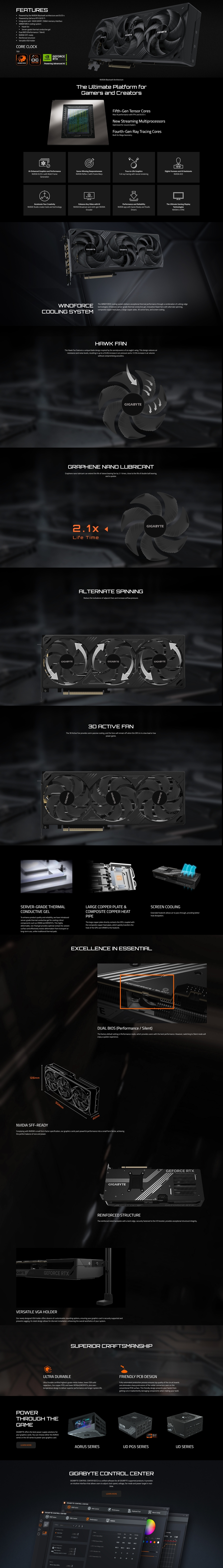 Gigabyte RTX 5070 Ti Windforce OC 16GB GDDR7 Graphics Card | CA