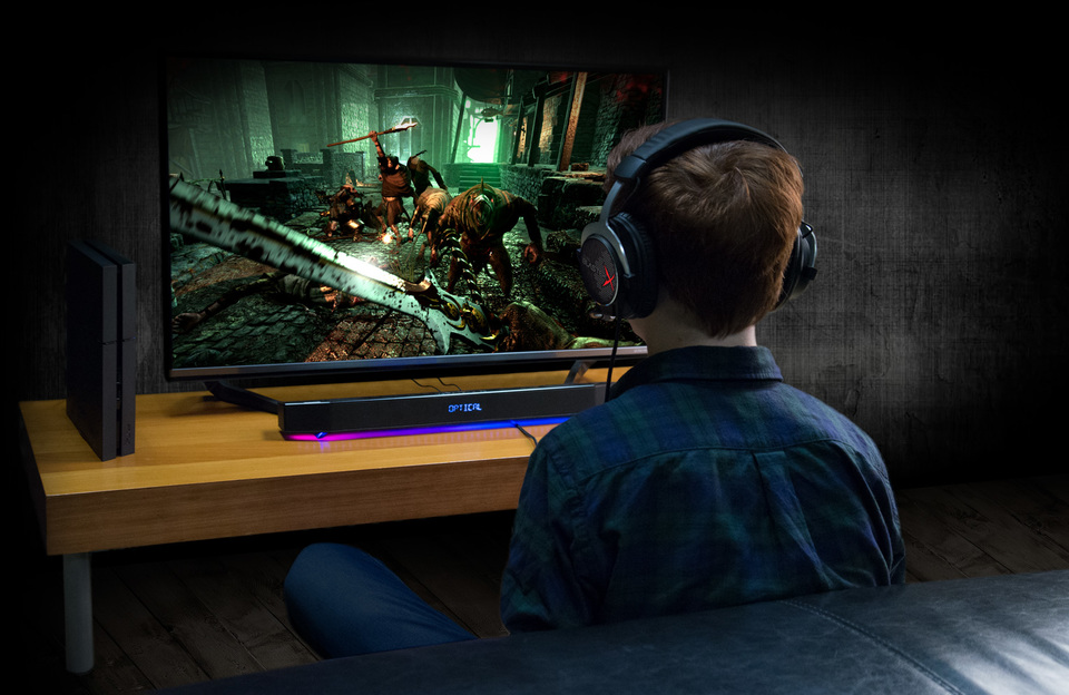 Creative Sound BlasterX Katana RGB Multi-channel Gaming Soundbar | CA