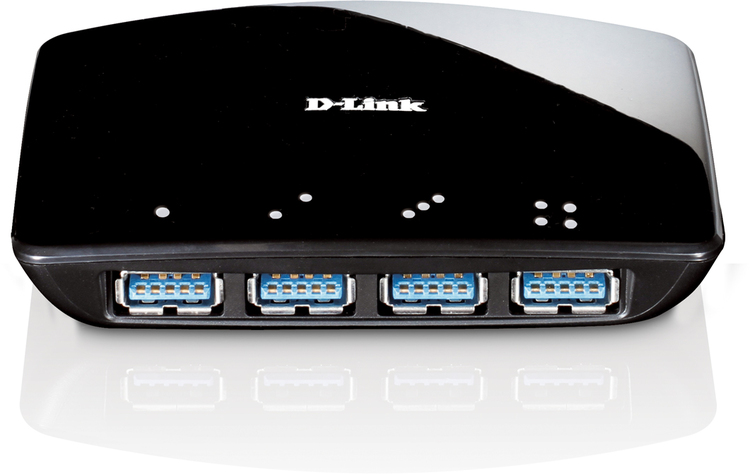 4 Port D-Link DUB-1340 USB 3.0 External Powered Hub | Computer Alliance