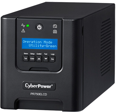 CyberPower 750VA/500W Line Interactive Tower UPS PR750ELCD | CA