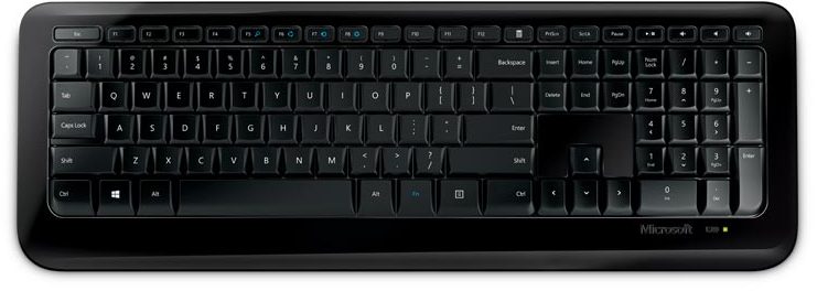 Microsoft Wireless 850 Keyboard (NO MOUSE) with AES USB Receiver PZ3 ...