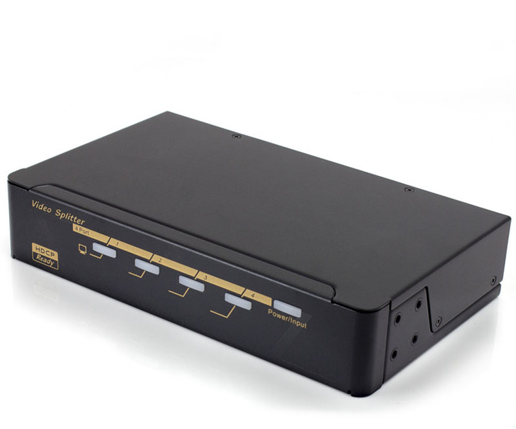 SERVEREDGE 4Port 4K HDMI Video Splitter with Signal Auto detect EDID ...