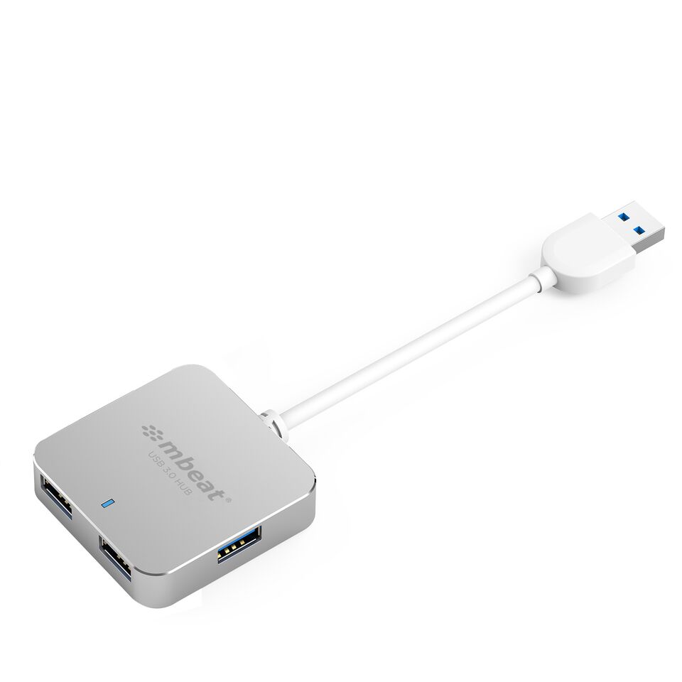 mbeat "CUBE" 4 Port USB 3.0 Hub for Ultrabook & Mac-Aluminium Design ...