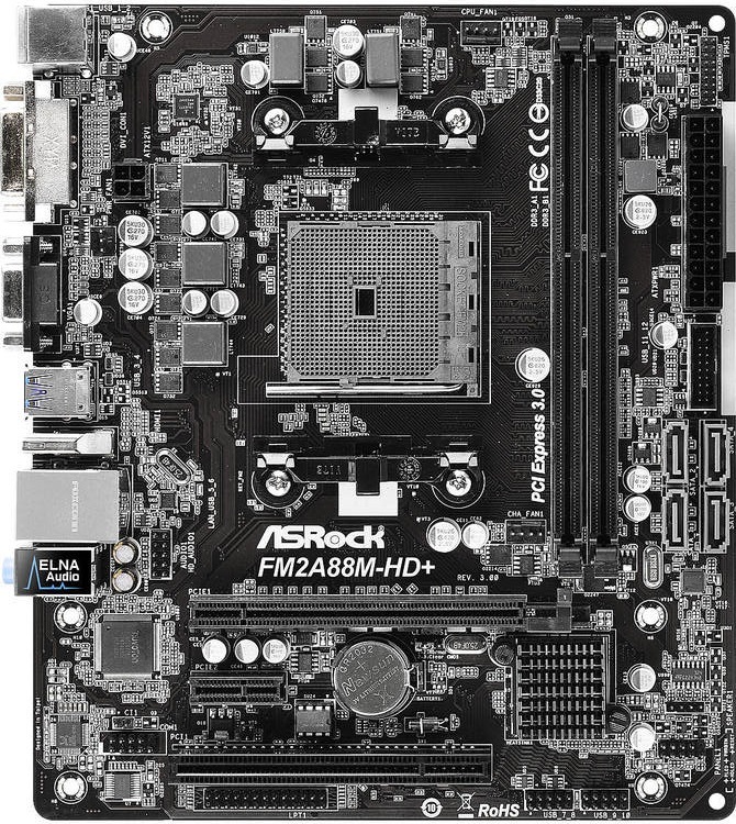ASRock FM2+ ATX FM2A88M-HD+ R3.0 Motherboard | Computer Alliance