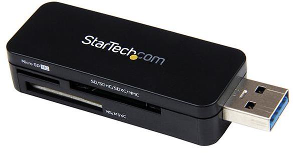 StarTech USB 3.0 External Flash Multi Media Memory Card Reader - SDHC ...