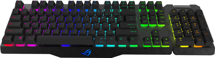 ASUS USB ROG MA01 CLAYMORE/BLU Cherry MX BLUE RGB Keyboard