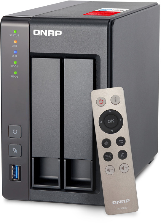 2 Bay QNAP TS-251+ 2G Gigabit NAS Unit | Computer Alliance