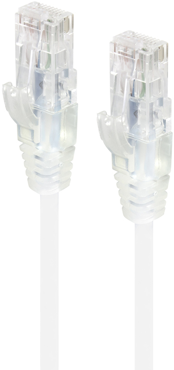 3 Metre ALOGIC White Ultra Slim Cat6 Network Cable UTP 28AWG - Series ...
