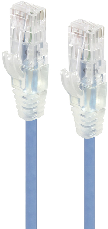ALOGIC 0.30m Blue Ultra Slim Cat6 Network Cable UTP 28AWG - Series ...