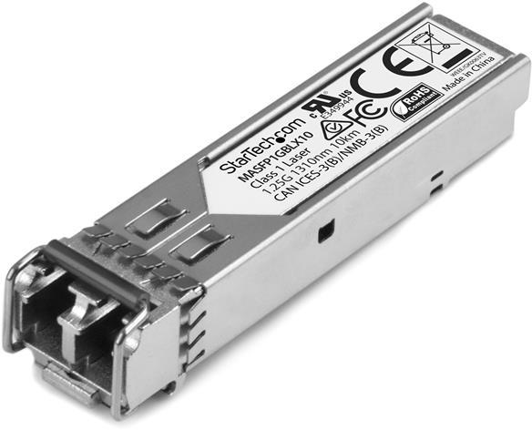 StarTech Gigabit Fiber 1000Base-LX SFP Transceiver Module - Cisco Meraki MA-SFP-1GB-LX10 ...