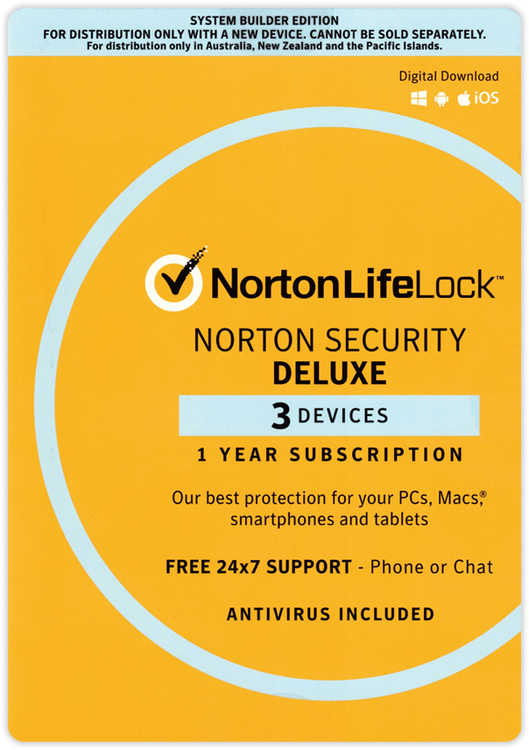 Symantec Norton Security DELUX OEM Subscription for 3 Devices | CA