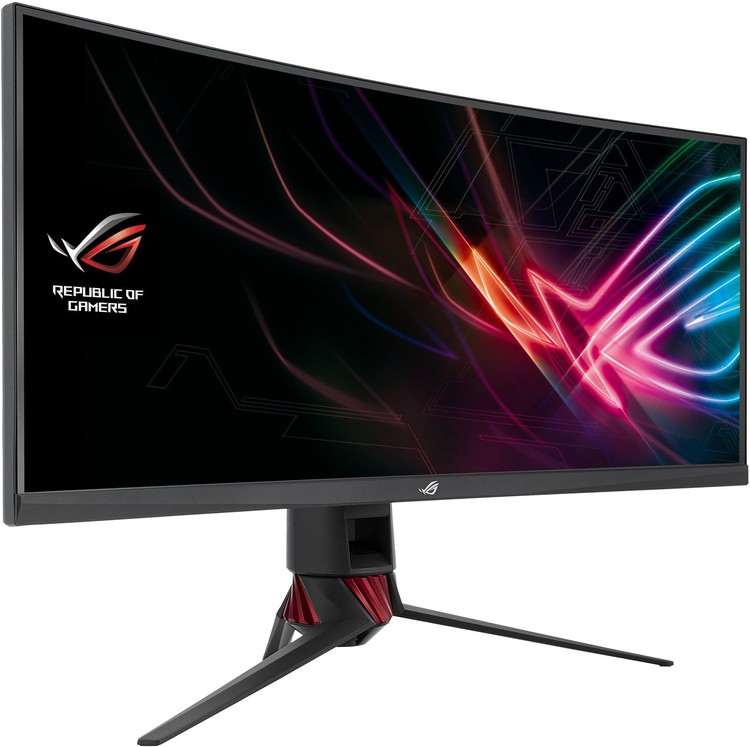 35" ASUS ROG Strix XG35VQ Curved FreeSync Ultrawide LED 100Hz Monitor ...