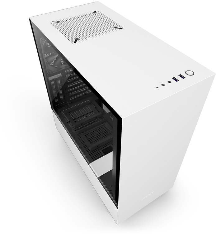 NZXT ATX H500i Matte White RGB Case (No PSU) PN NZT-CA-H500W-W1 ...