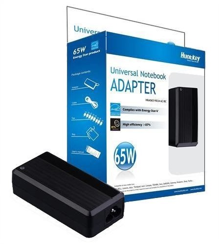 65 Watt Huntkey HK-NB65 Universal Notebook Adapter | Computer Alliance