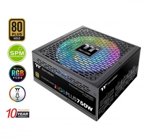 750 Watt Thermaltake Toughpower iRGB Plus 80+ Gold Power Supply | CA