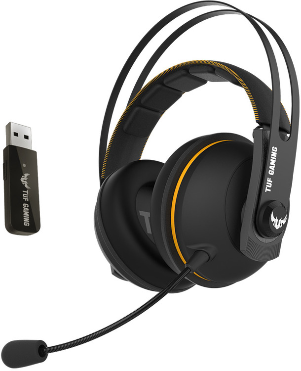 ASUS TUF GAMING H7 WL/YEL Wireless Gaming Yellow Headset | Computer ...