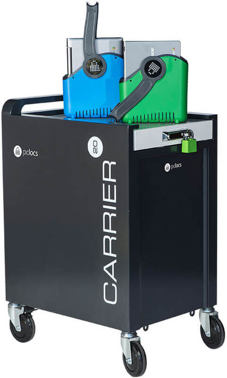 pc Locs Carrier 20 Cart Notebook, Chromebook and Tablet Charging ...