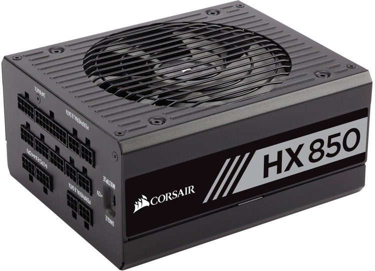 850 Watt Corsair HX850 80 Plus Platinum Modular Power Supply CP-9020138 ...