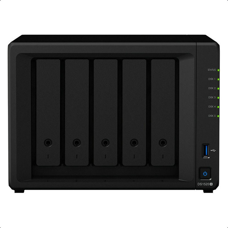 5 Bay Synology DS1520+ DiskStation Gigabit NAS Unit | Computer Alliance