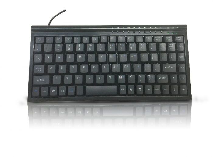 8Ware Mini Ergonomic Wired Keyboard (USB / PS2) | Computer Alliance