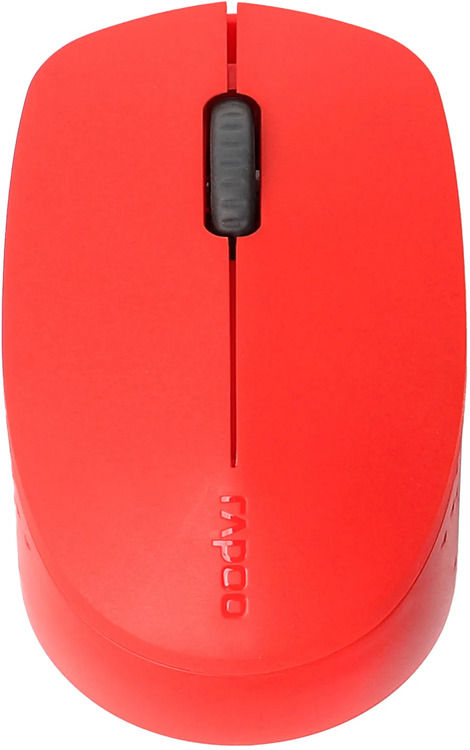 Rapoo M100 2.4GHz & Bluetooth Wireless Mouse Red M100-Red | CA