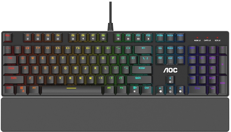 AOC GK500 RGB Mechanical Outemu Blue Gaming Keyboard | Computer Alliance