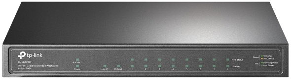 10 Port tp Link tl Sg1210p Gigabit Desktop, Rackmount Switch With 8 ...