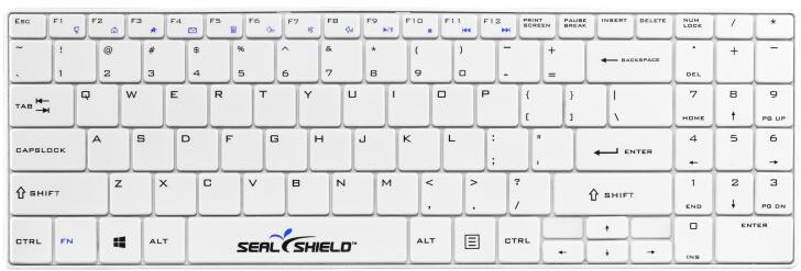 Seal Shield CW Keyboard White | Computer Alliance